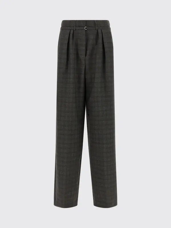 Dries Van Noten High-waisted Straight-leg Check Wool Trousers
