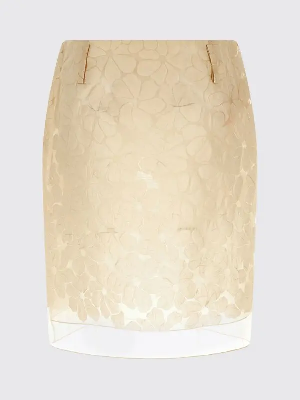 Marni High-waisted Floral Crêpe Pencil Mini Skirt