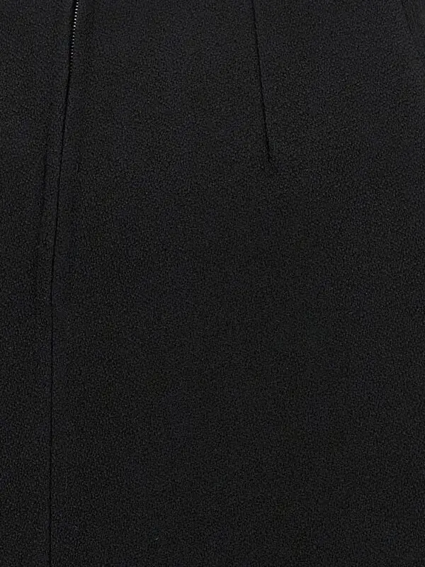 JIL SANDER High-waisted Asymmetric Virgin Wool Midi Skirt With Slim Fit