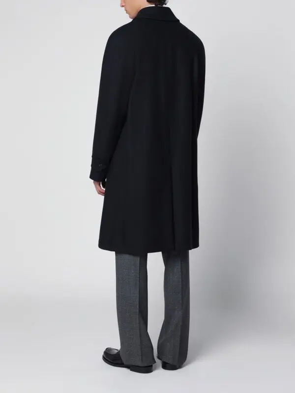 LARDINI Single-breasted Coat In Wool And Cashmere With Button Closure