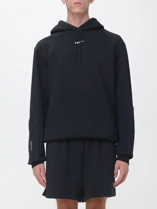 Nike Cotton-blend Hoodie With Kangaroo Pocket And Swoosh Logo