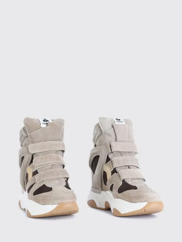 Isabel Marant Étoile Balskee High-top Suede Wedge Sneakers