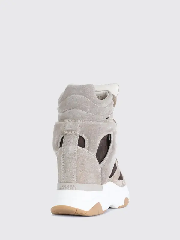 Isabel Marant Étoile Balskee High-top Suede Wedge Sneakers