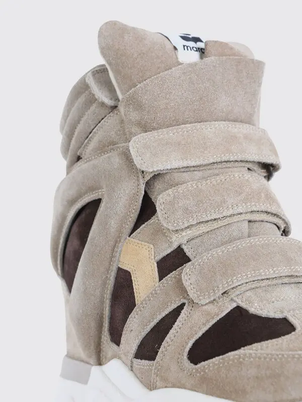 Isabel Marant Étoile Balskee High-top Suede Wedge Sneakers