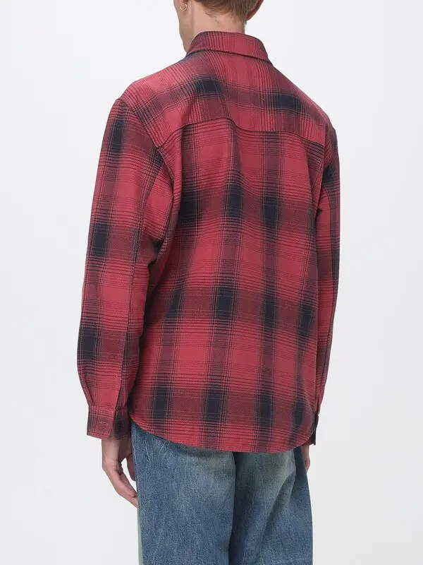 Our Legacy Relaxed Fit Check Cotton Shirt With Chest Patch Pocket