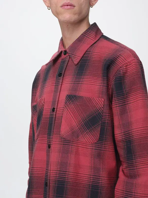 Our Legacy Relaxed Fit Check Cotton Shirt With Chest Patch Pocket