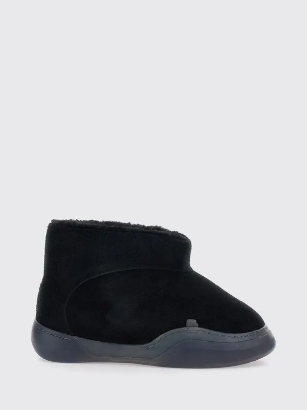 ERL Vamp Suede Slip-on Ankle Boots With Shearling Lining