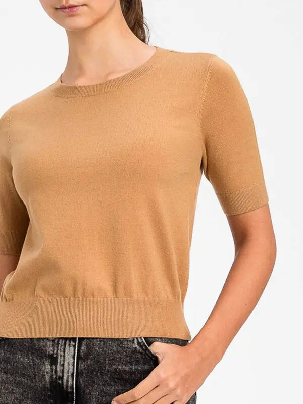 TWINSET Crystal-embellished Viscose Blend Crewneck Cardigan