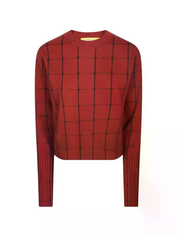 Guest In Residence Shrunken Checkered Sweater