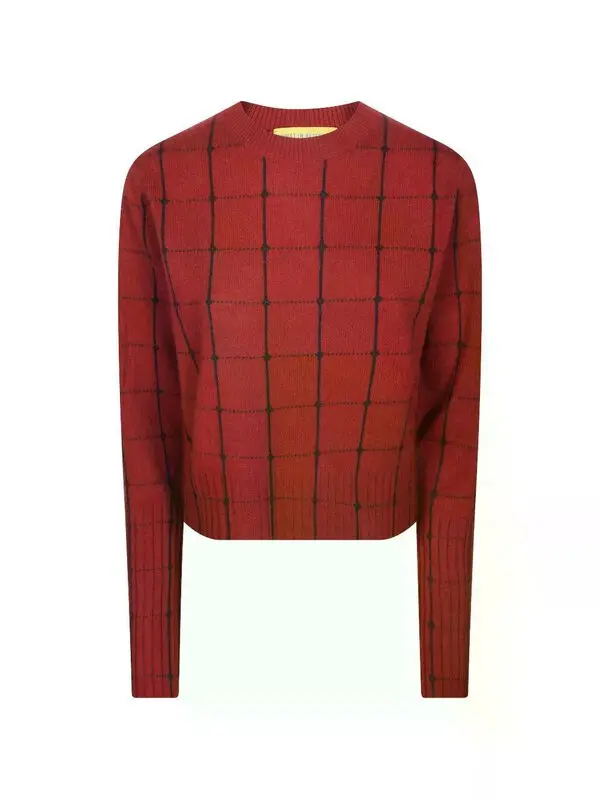 Guest In Residence Shrunken Checkered Sweater