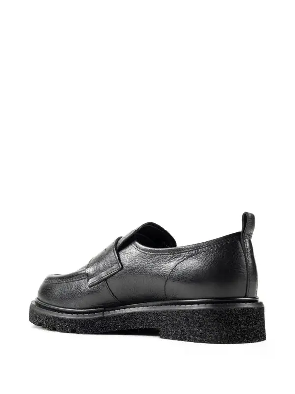 CHUCKIES Leather Chunky Loafers