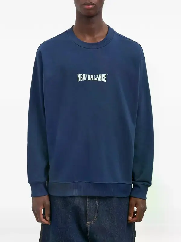 NEW BALANCE Logo-print Crew-neck Sweatshirt