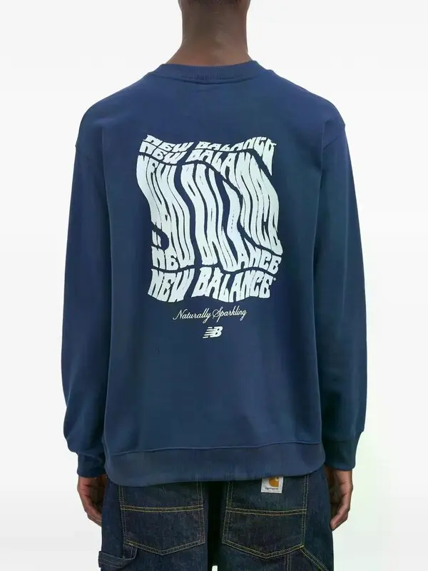 NEW BALANCE Logo-print Crew-neck Sweatshirt