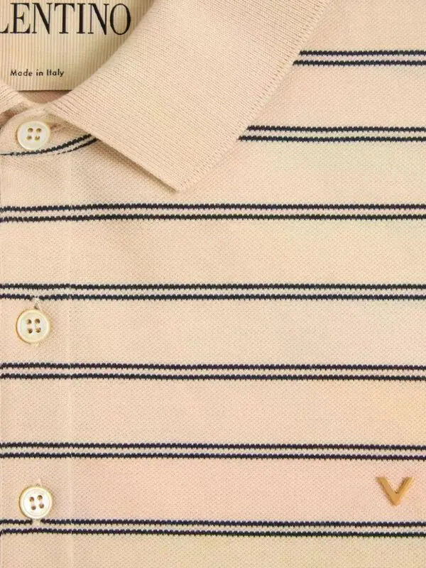 Valentino Garavani Striped Polo Shirt