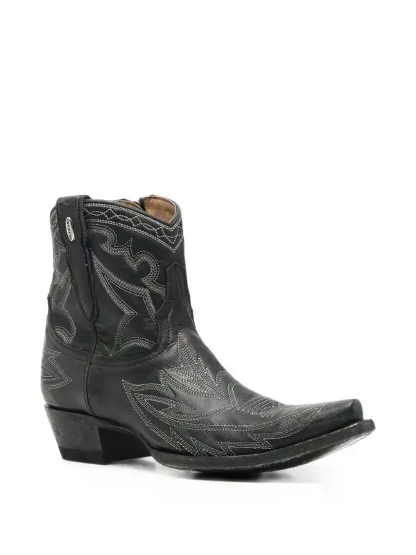 MEXICANA Embroidered Leather Boots