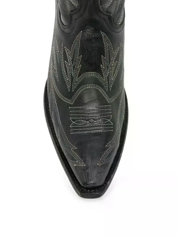 MEXICANA Embroidered Leather Boots