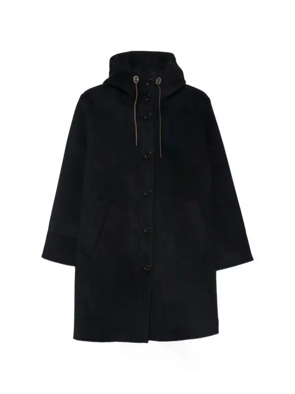 Aspesi Hooded Button-up Coat