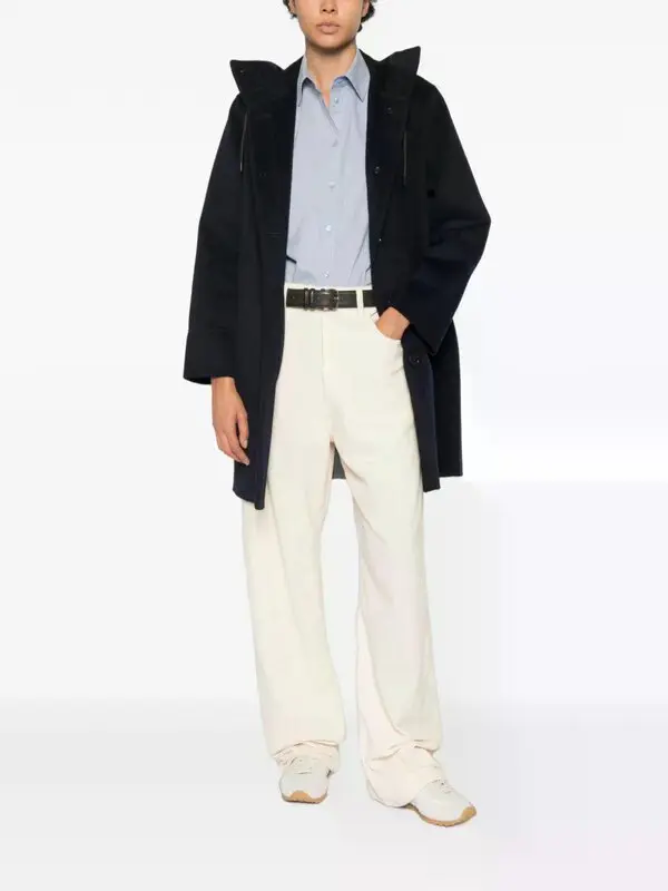 Aspesi Hooded Button-up Coat