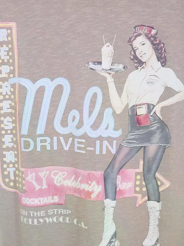 REPRESENT X Mels Diner Graphic-print Pocket T-shirt