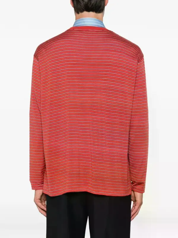 Auralee Striped Long-sleeve T-shirt