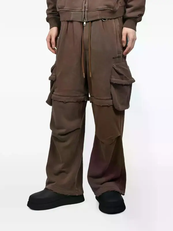MLVINCE 2-way Distressed Cargo Pants