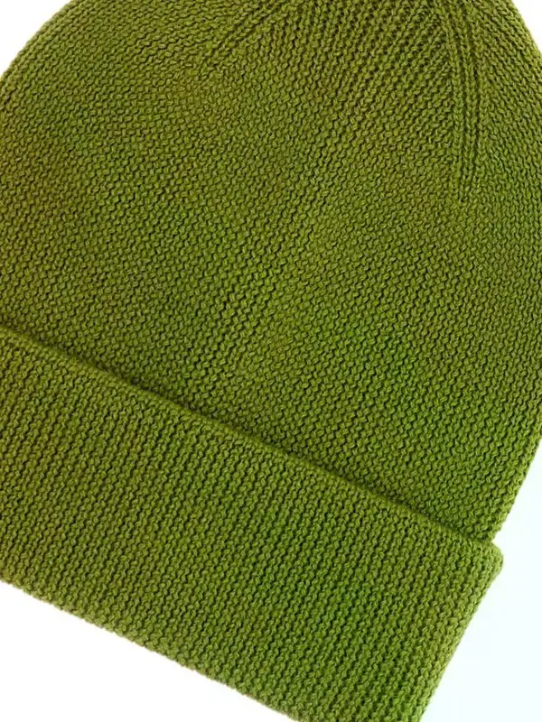 PAS NORMAL STUDIOS Ribbed-knit Beanie Hat - Green
