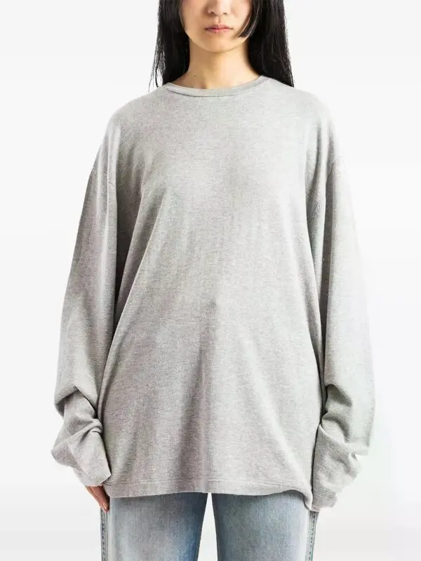 Extreme Cashmere N°452 Rock Long-sleeved T-shirt - Grey