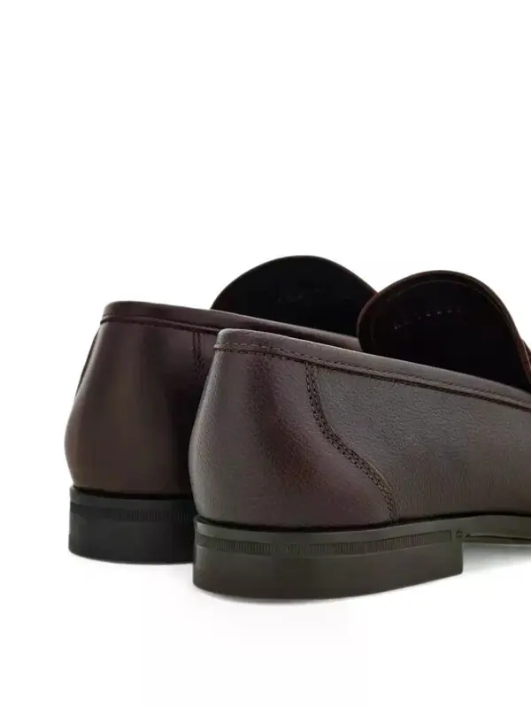 FERRAGAMO Caspian Gancini-detail Loafers