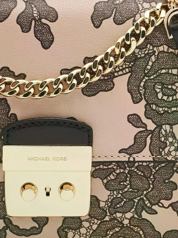 Michael Kors Medium Sloan Lace-print Shoulder Bag