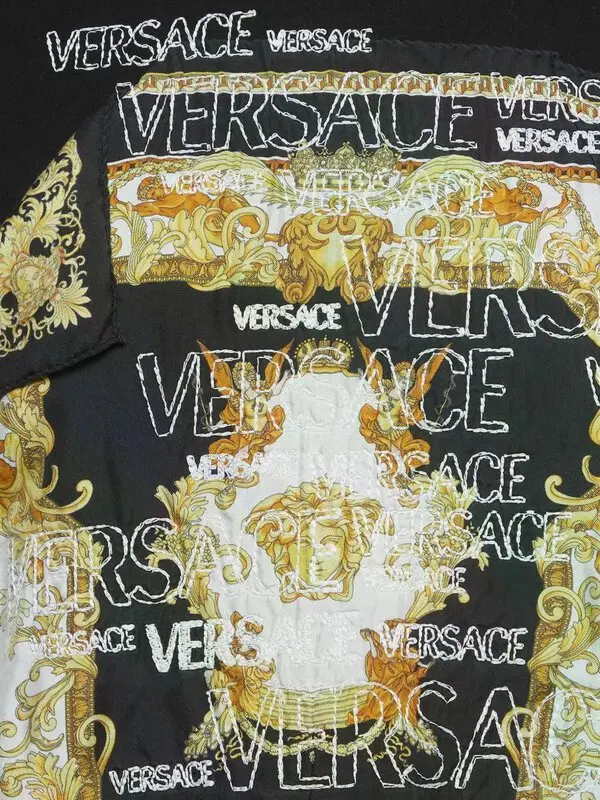 Versace Medusa Renaissance Graphic-print T-shirt - Black