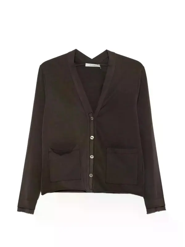 Kristensen Du Nord Frayed Button-up Cardigan - Brown