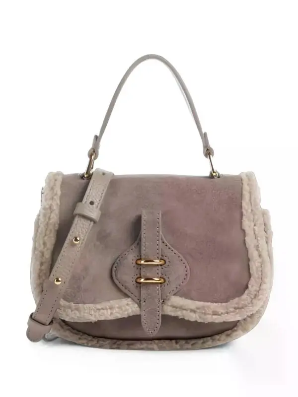 COCCINELLE Shearling-trim Handbag