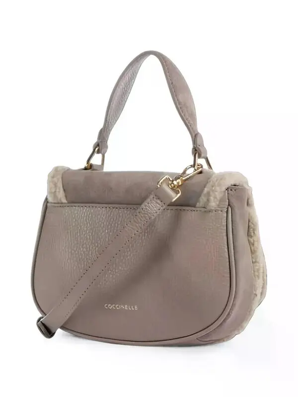 COCCINELLE Shearling-trim Handbag