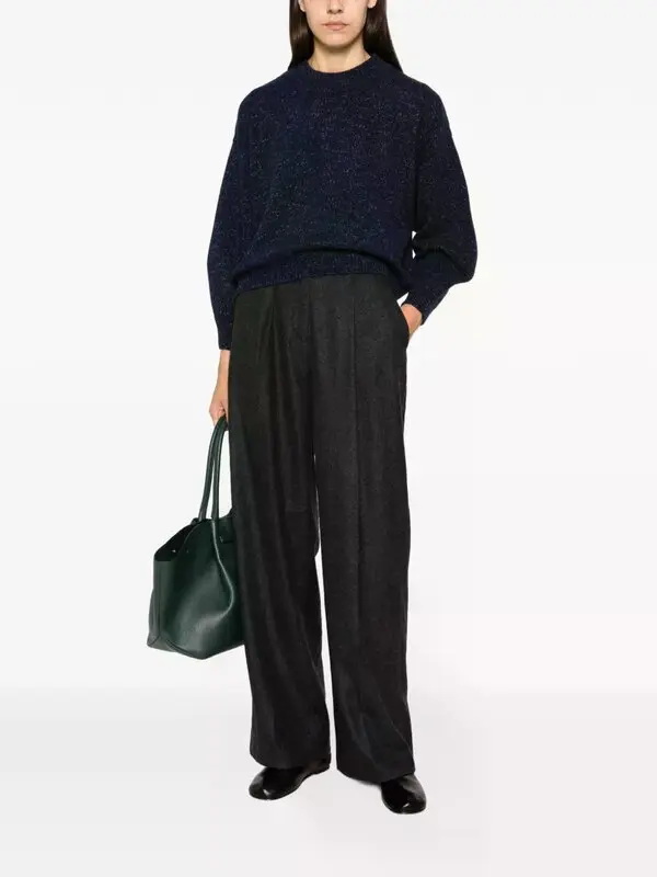SESSUN Speto Marl-knit Crew-neck Sweater