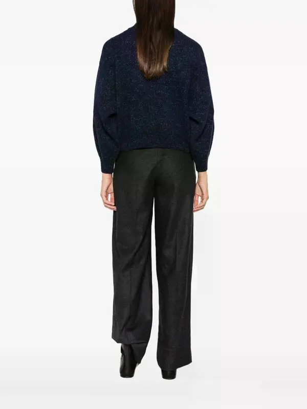 SESSUN Speto Marl-knit Crew-neck Sweater