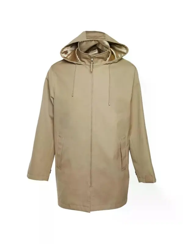LOUIS VUITTON Layered Zip-up Parka Coat