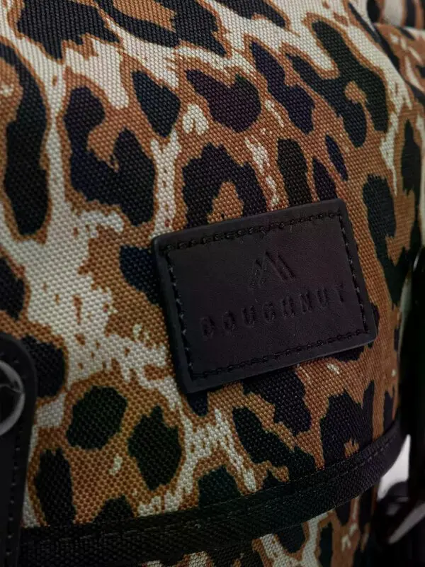 DOUGHNUT Macaroon Jaguar Leopard-print Buckle-detail Backpack