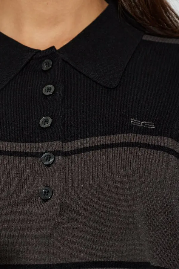 GESTUZ Gzsilda Knit Polo Sweater