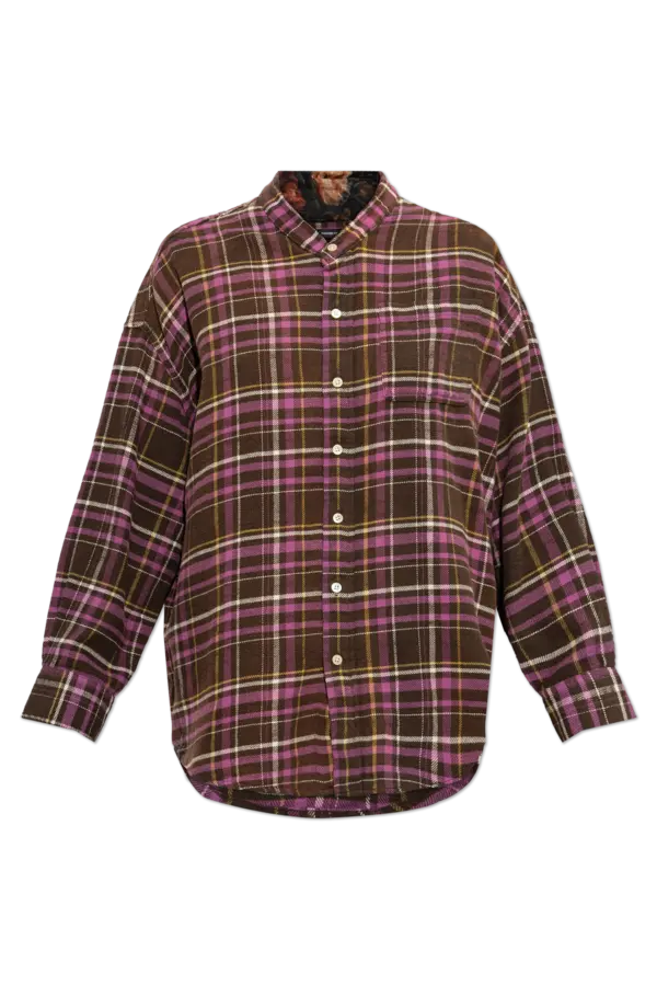 R13 Plaid Pattern Shirt