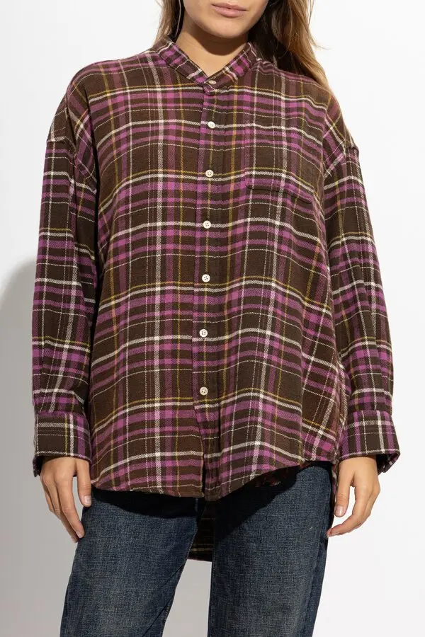 R13 Plaid Pattern Shirt