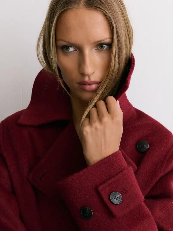 REISS Alara Wool-blend Blindseam Long Coat