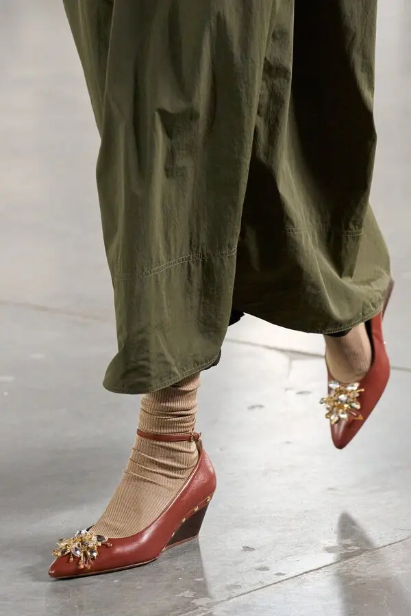 Ulla Johnson Studded Wedge Pump