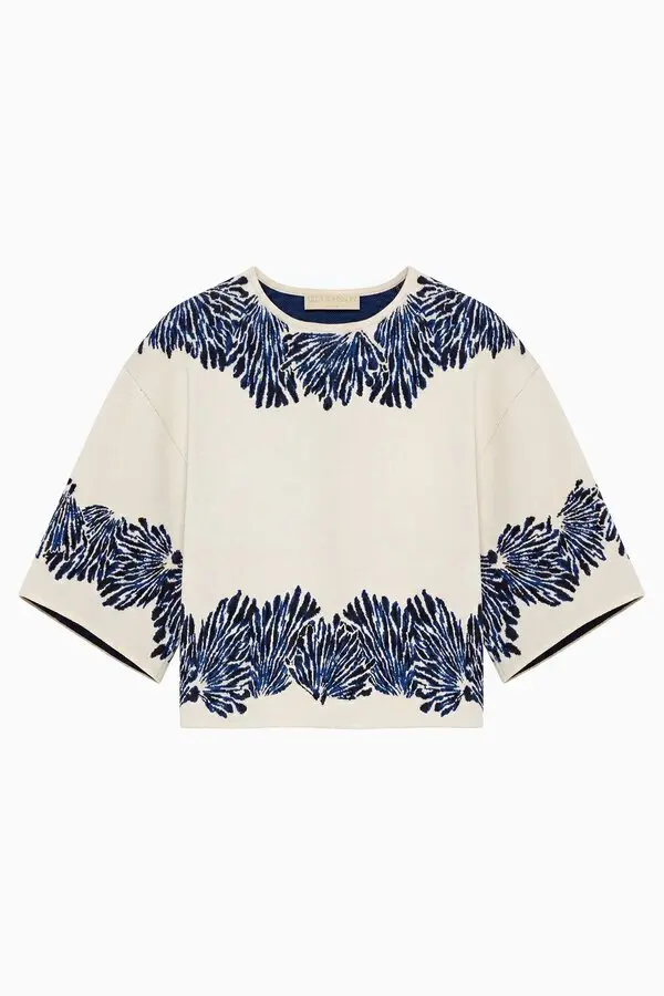 Ulla Johnson Alara Knit Jacquard Top Wrong