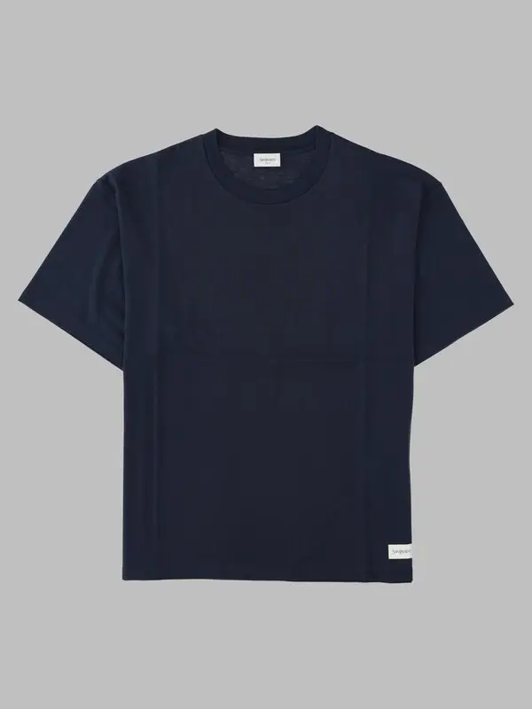 Saint Laurent T-shirt Con Patch Logo