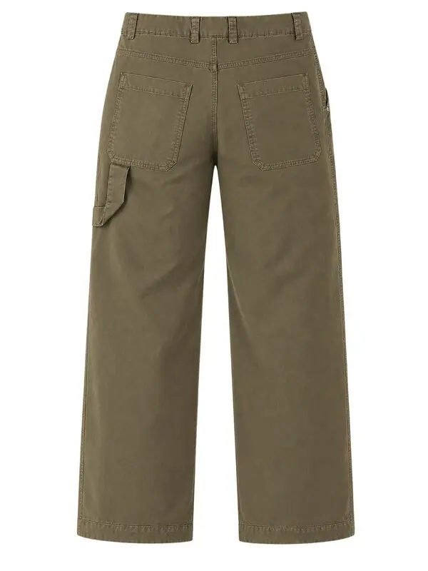 Off-White Pantalone Con Logo Ricamato