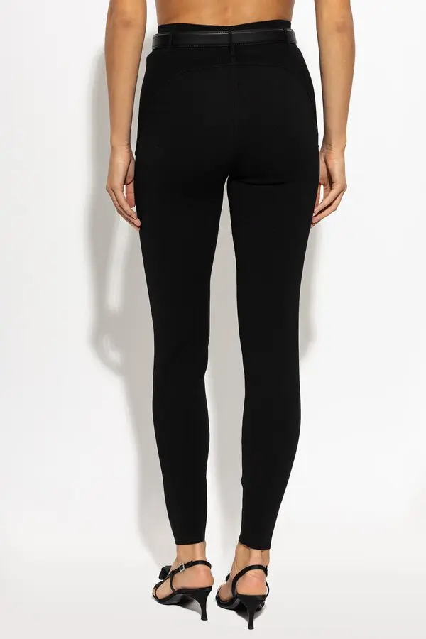 SELF-PORTRAIT Leggings With Belt
