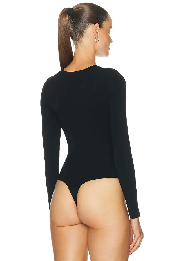 SANS FAFF Hailey Bamboo Bodysuit - Black