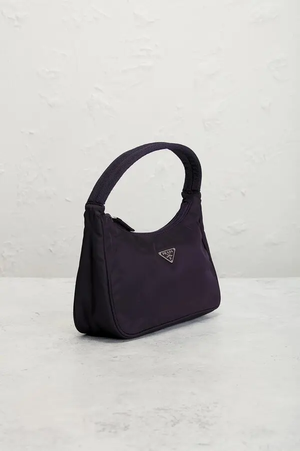Prada Tessuto Sport Hobo Bag In Purple