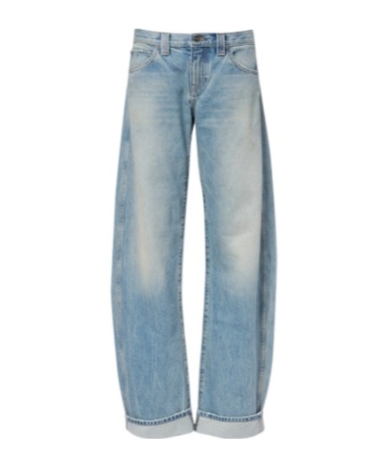 Khaite Karo Faded Barrel-leg Jeans