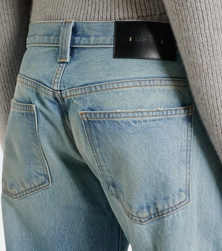 Khaite Karo Faded Barrel-leg Jeans